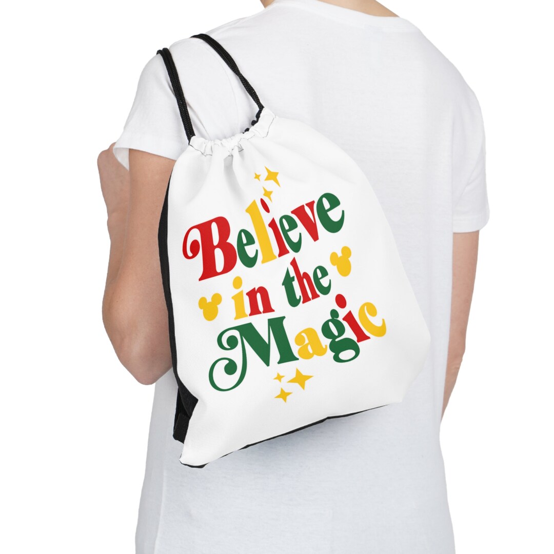 Disney Drawstring Bag Disney Park Bag Disney Christmas Backpack Disney ...