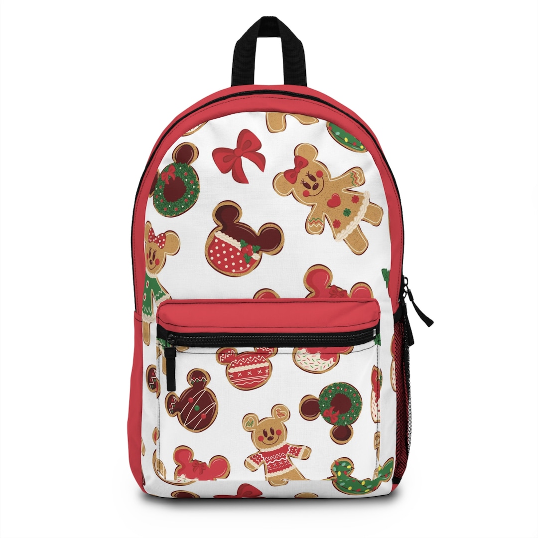 Disney Christmas Backpack Disney School Bag Mickey Mouse Christmas Bag ...
