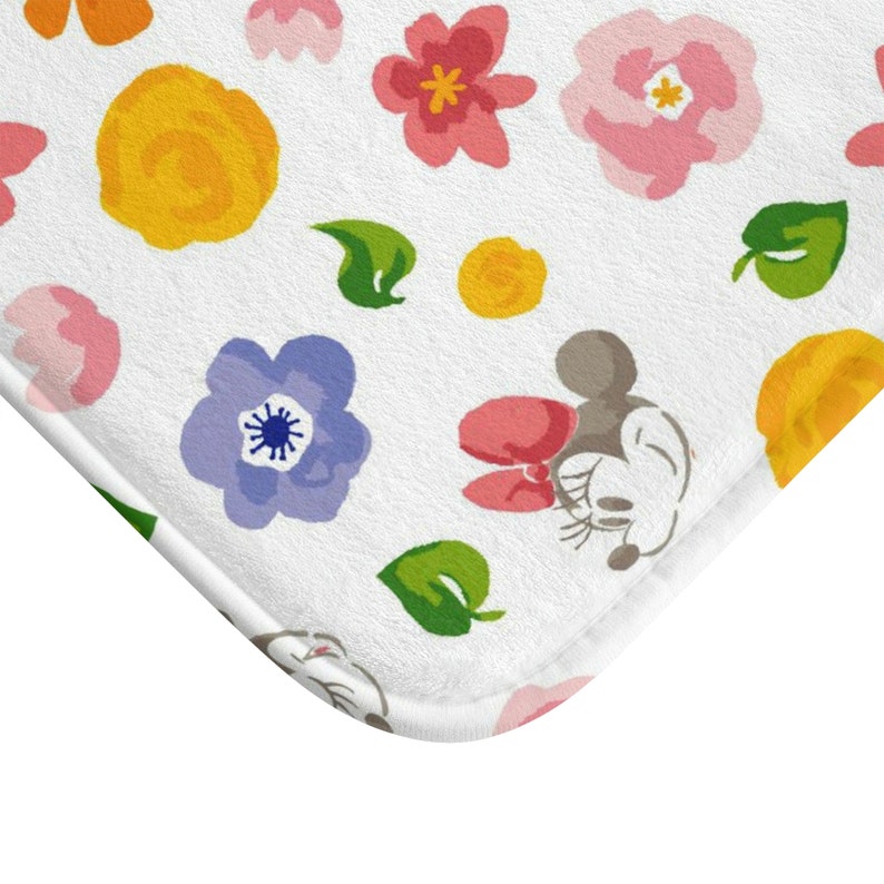 Minnie Mouse Bath Mat, Minnie Mouse Bathroom Decor, Minnie Mouse Decor ...