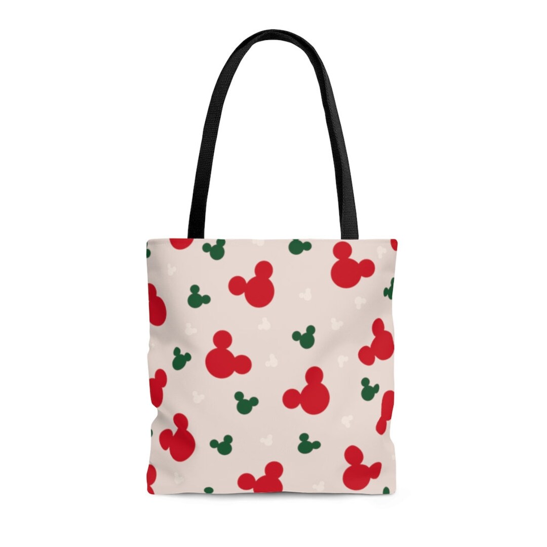 Disney Christmas Tote Bag - Winter Disney Luggage - Christmas Disney ...