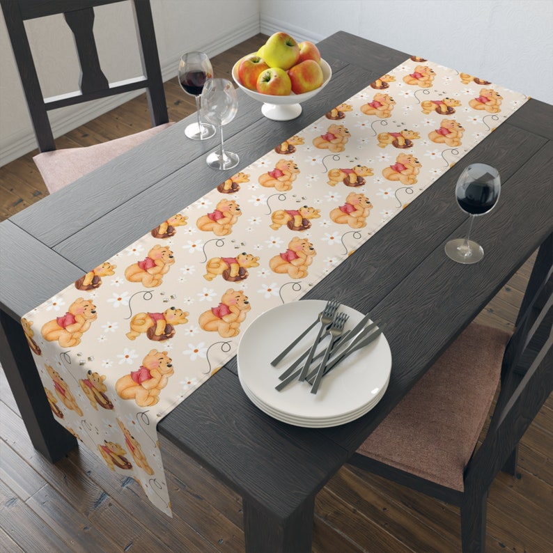 Winnie the Pooh Table Runner Disney Kitchen Decor Disney Table Runner ...