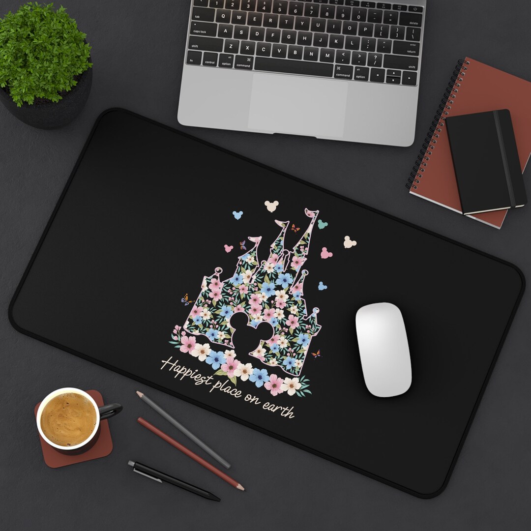 Disney Desk Mat Magic Kingdom Office Supply Disney Castle Mickey Home ...