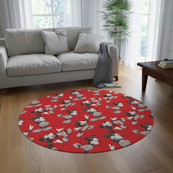 Mickey Mouse Rug - Etsy