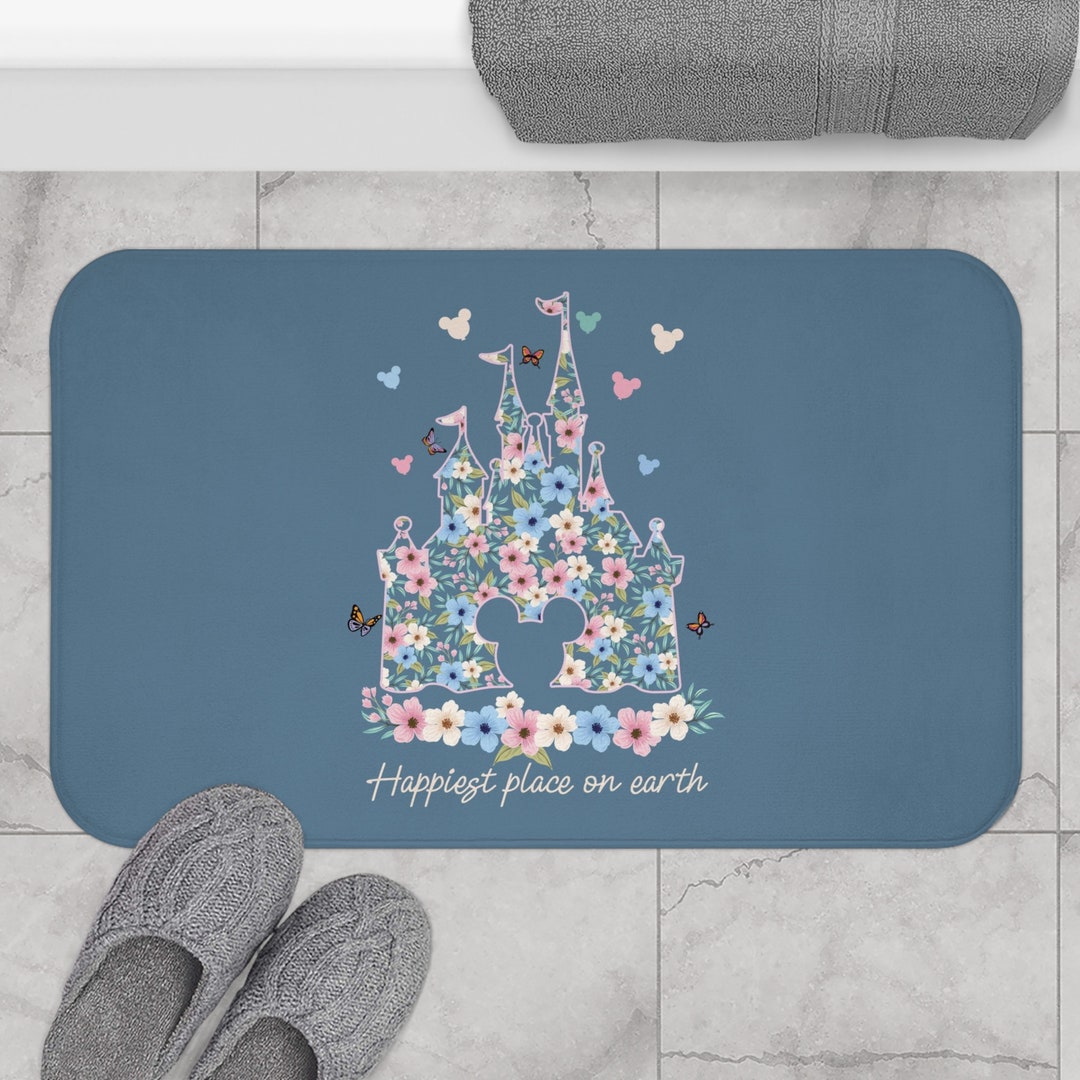 Disney Bath Mat Disney Bathroom Decor Mickey Mouse Bath Rug Decor ...