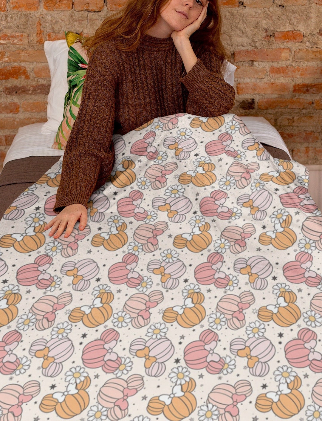 Disney Fall Blanket - Mickey Mouse Ears Velveteen Plush Blanket ...