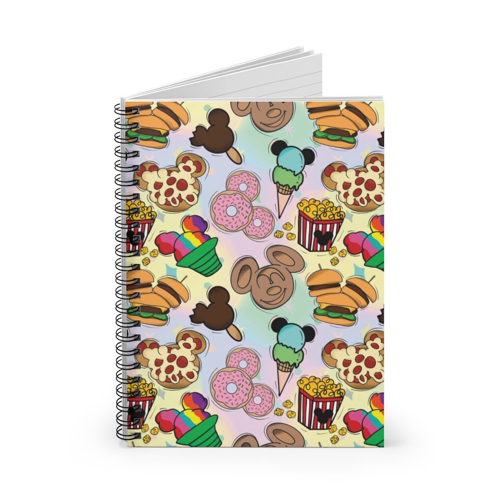 Mickey Mouse Spiral Notebook Minnie Mouse Office Supply Minnie Mouse ...