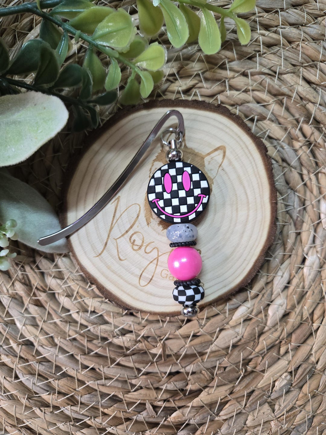 Smiley Face Bookmark - Etsy