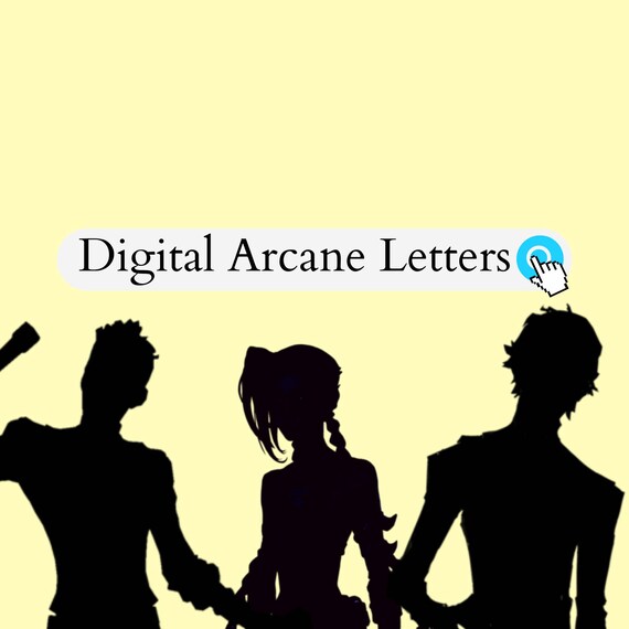 Digital Letter From Arcane Character - Etsy