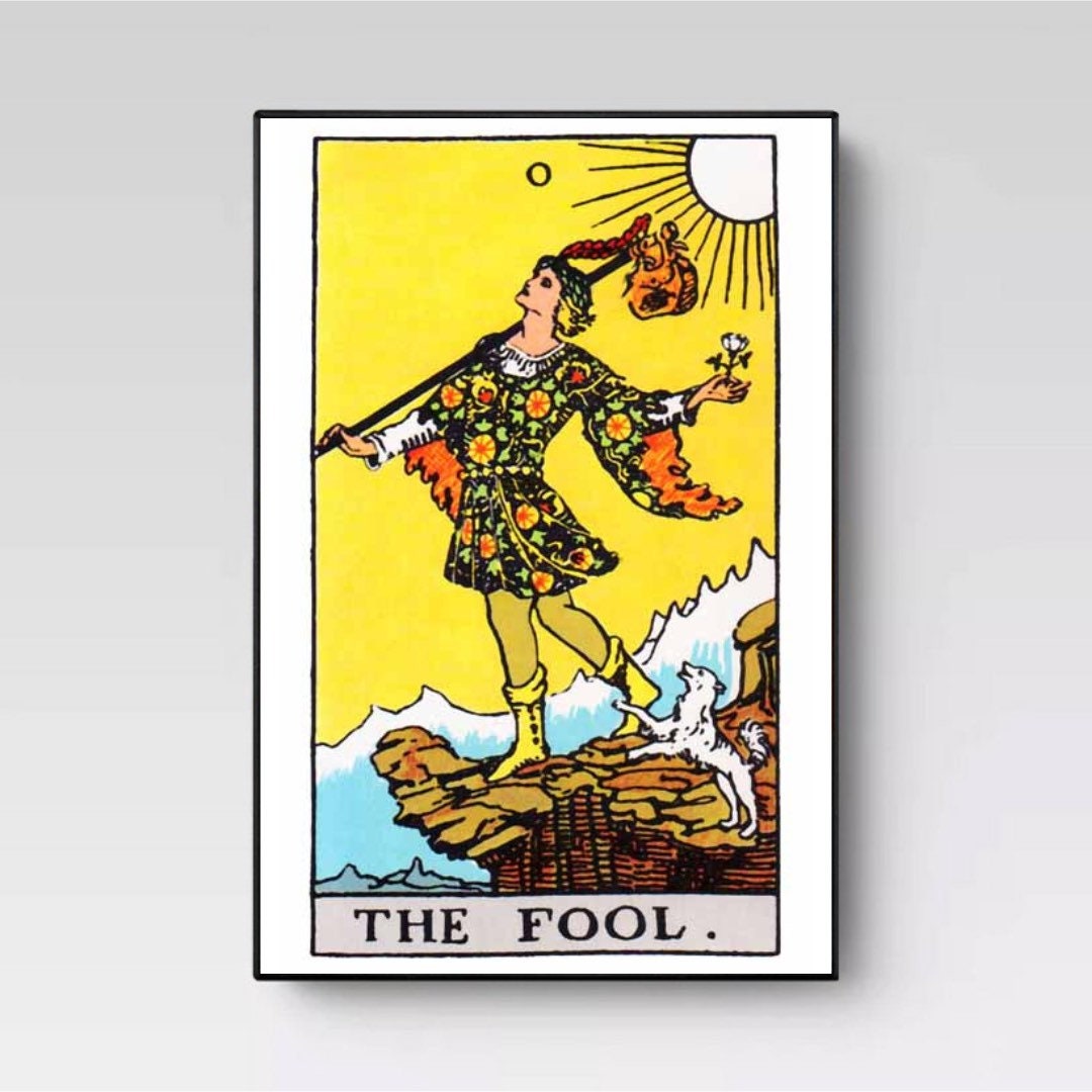 The Fool Tarot Card Art the Fool Tarot Fan Art - Etsy
