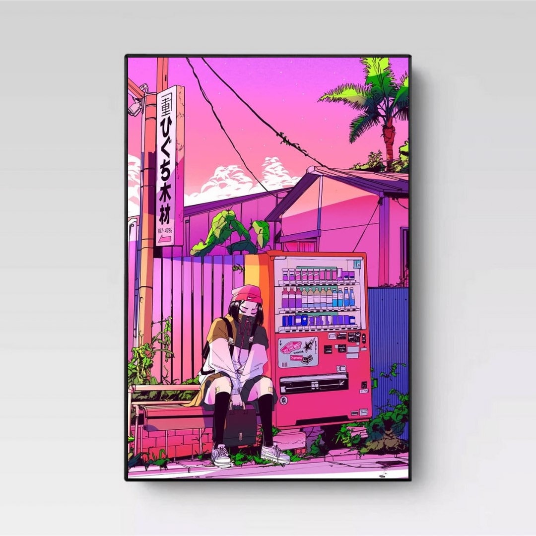 Lo-fi Sad Girl Art Lo-fi Anime Fan Art - Etsy