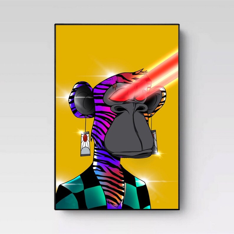 Bored Ape Slayer Art Demon Anime Fan Art - Etsy