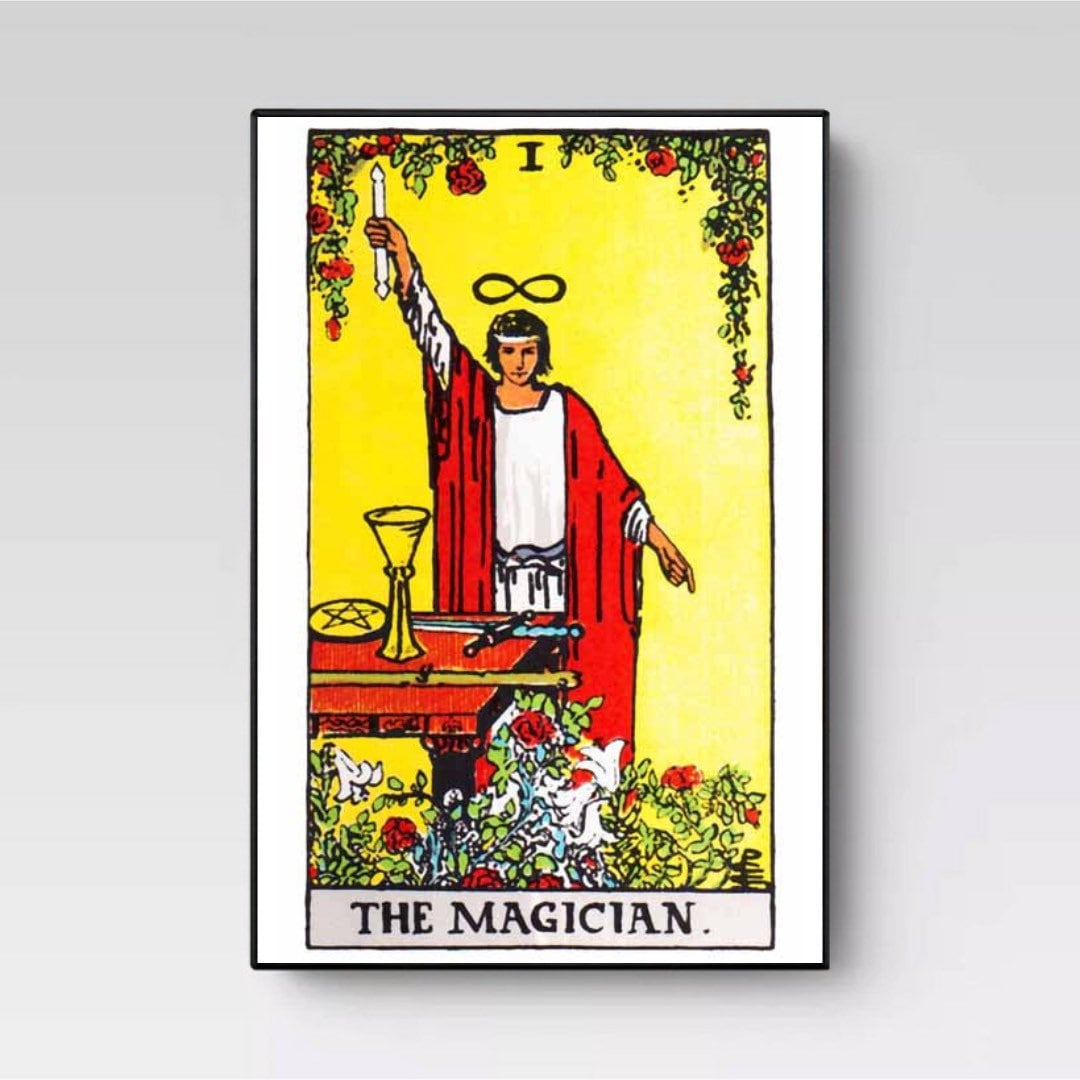 The Magician Tarot Card Art the Magician Tarot Fan Art - Etsy