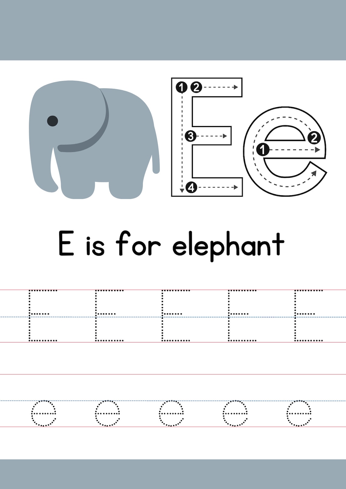 26 Fun Printable Letter Tracing Pages - Etsy Canada