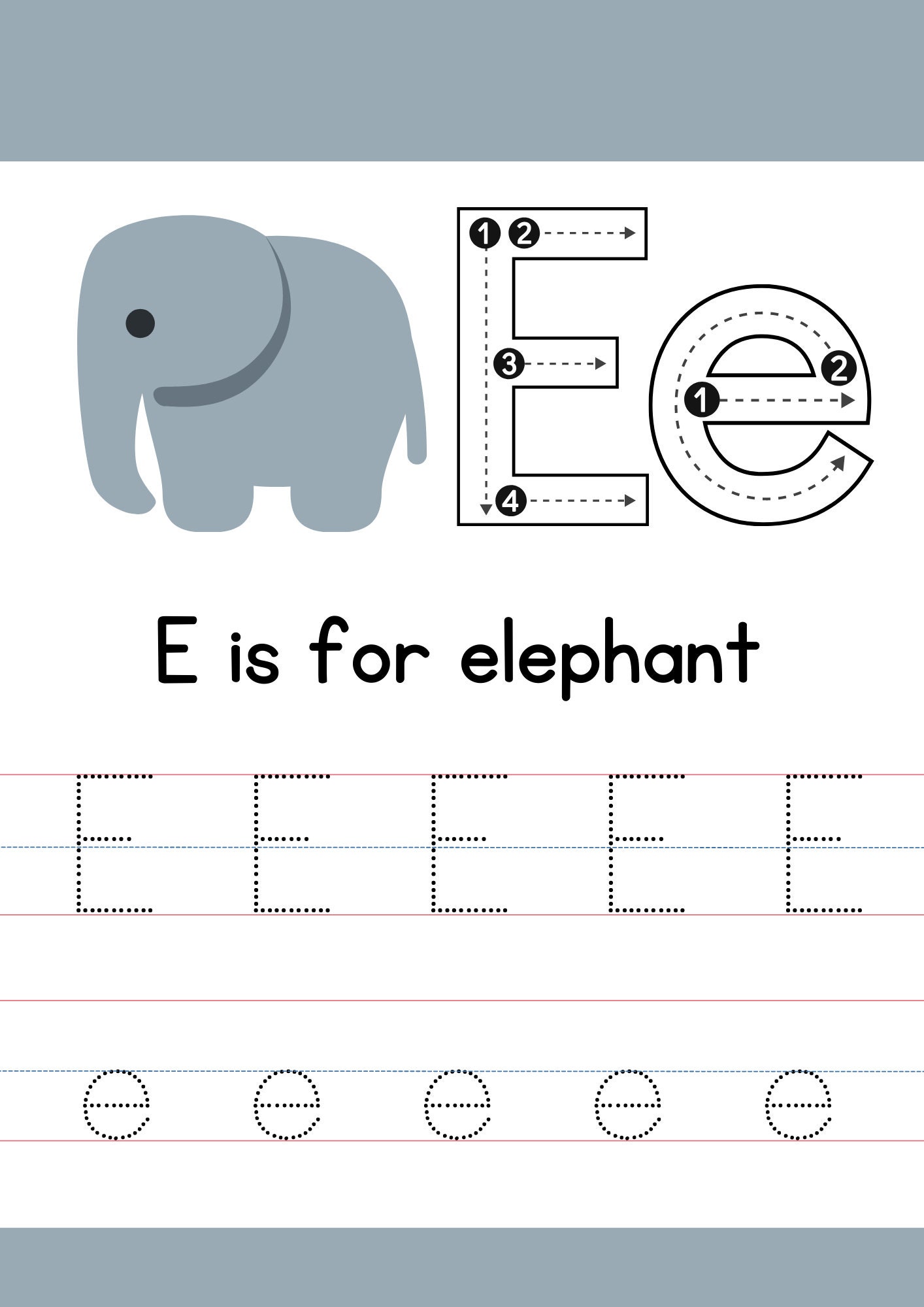 26 Fun Printable Letter Tracing Pages - Etsy Canada