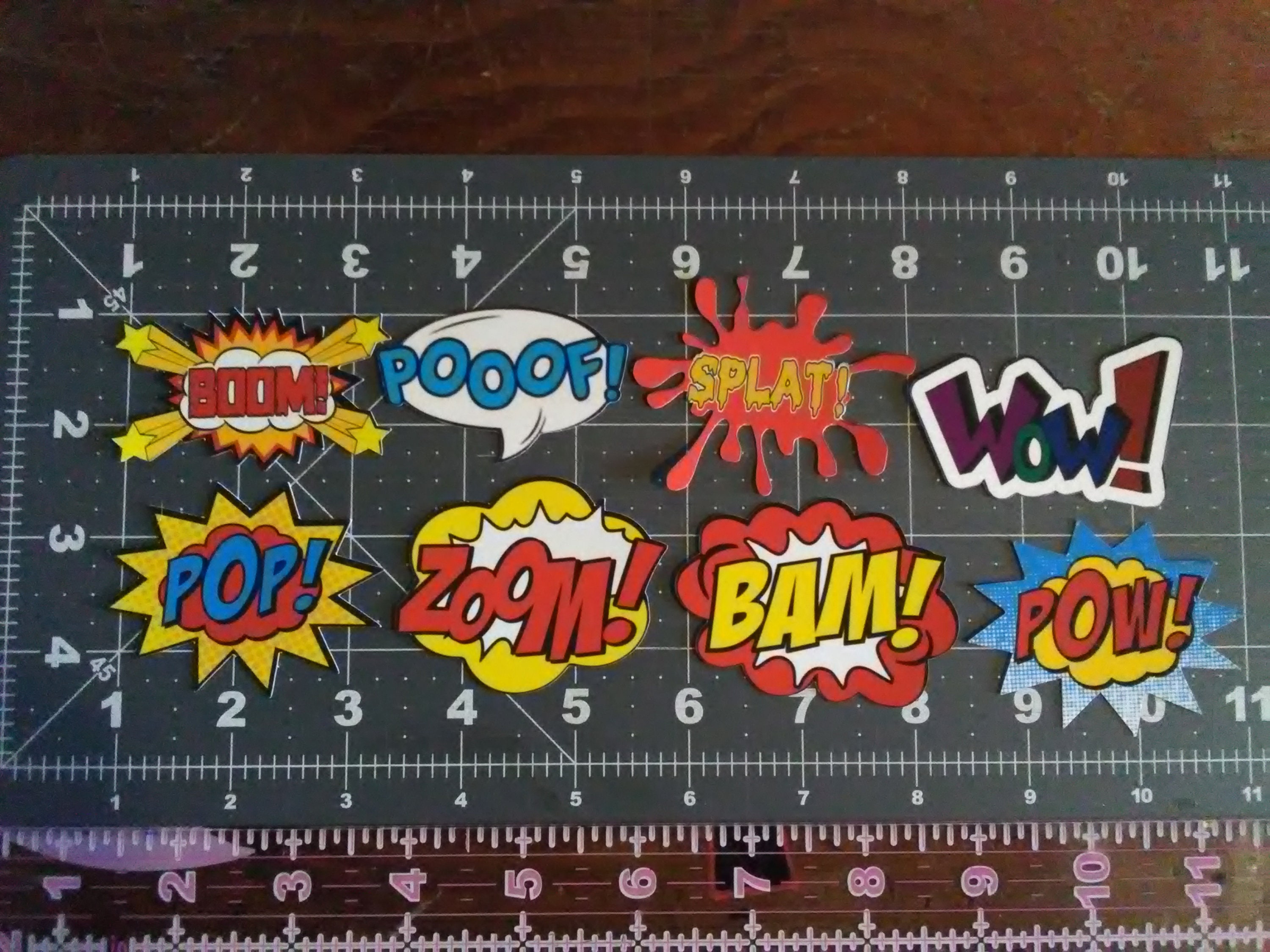 Comic Book Sound FX Vinyl Stickers - Etsy