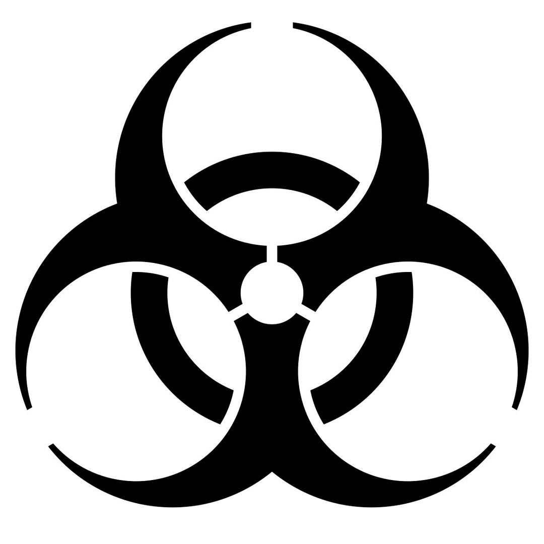 Biohazard Vinyl Decal 5.5 Inch - Etsy