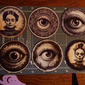 Gothic Vinyl Stickers Set 1 Artwork by Jleeloo.etsy.com - Etsy