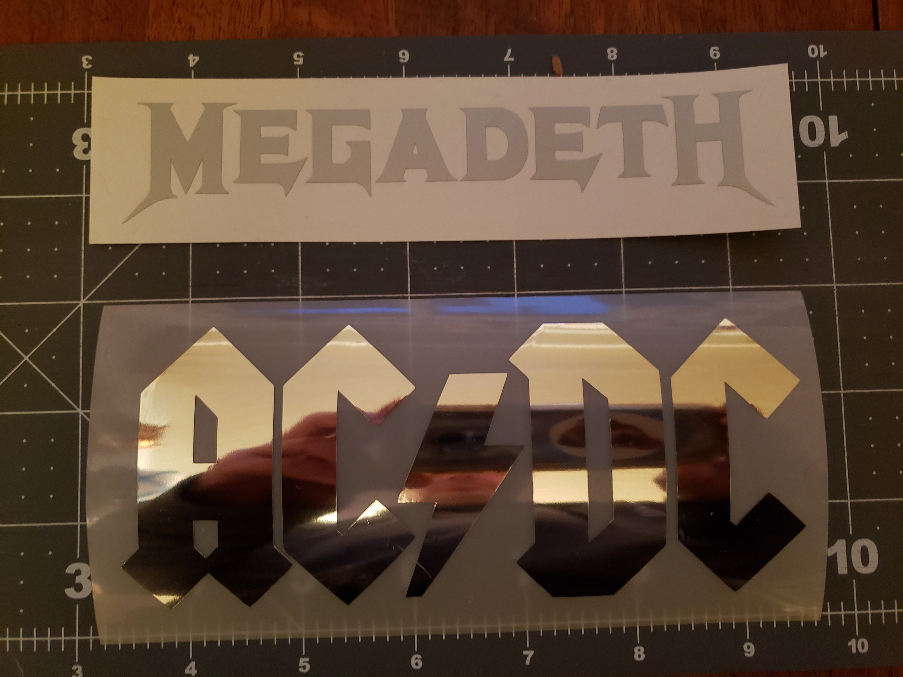 Rock Band Logo's Vinyl Decals - Etsy