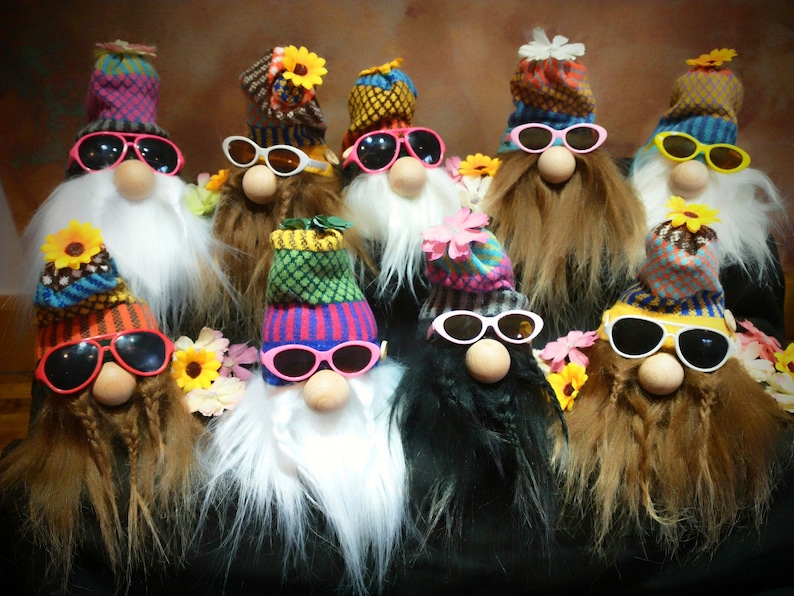 Happy, Hippy Gonk - Etsy UK