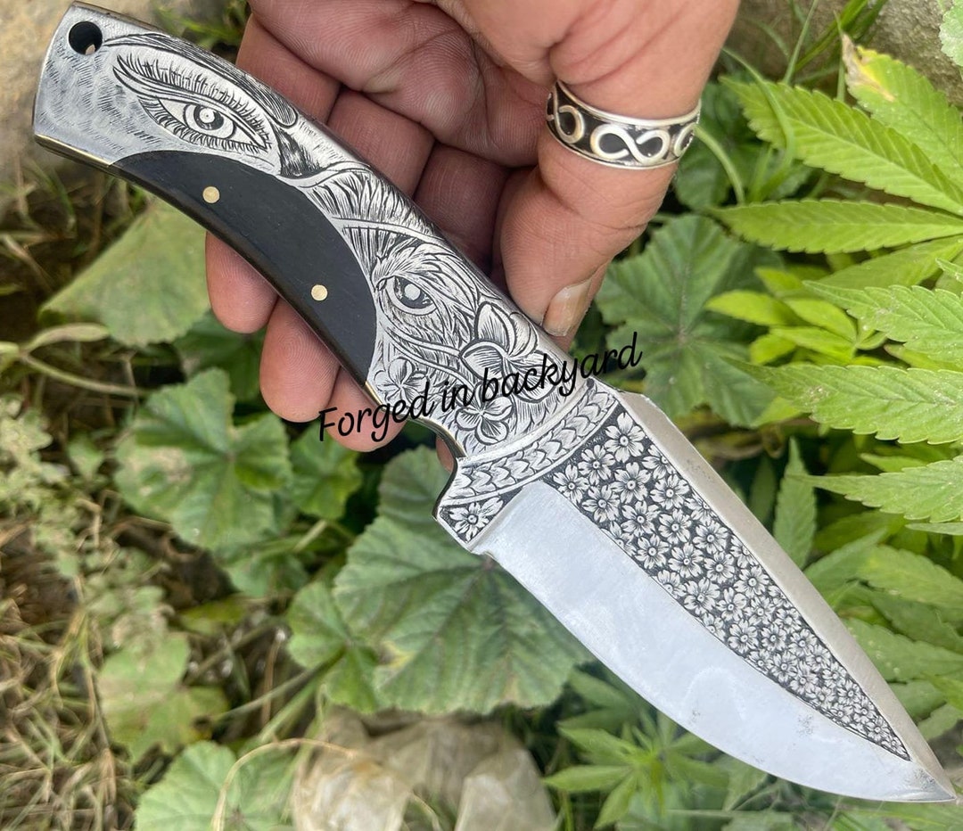 Engraved Knife Obsidian Knife Customized Knife, Personalized Knife ...