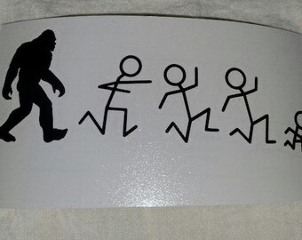 Bigfoot Family Stick - Etsy