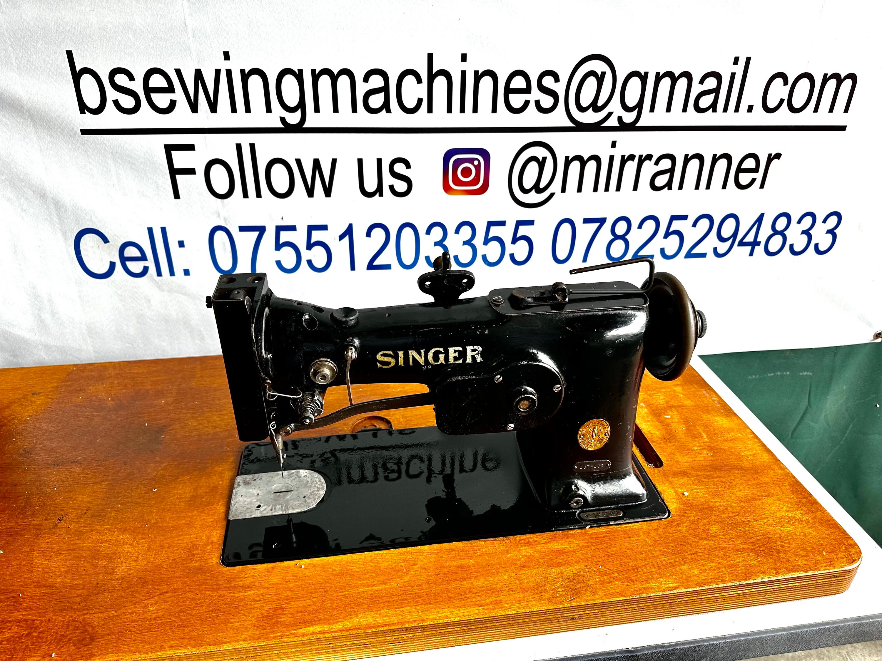 Singer 107w102 Vintage Irish Embroidery Sewing Machine Head & Knee ...