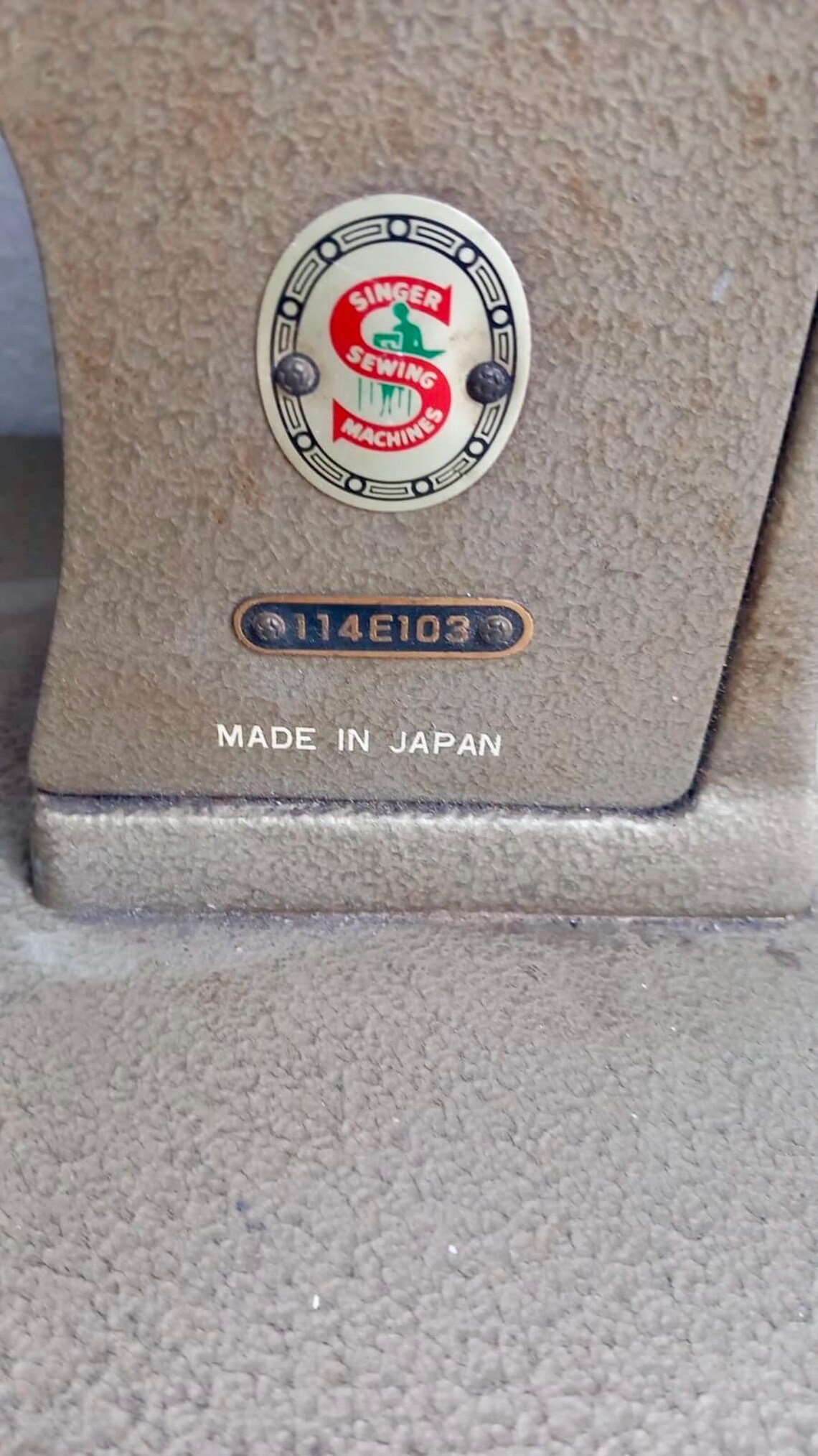 Singer 114e103 Chain & Moss Stitch Embroidery Machine JAPANESE Version ...