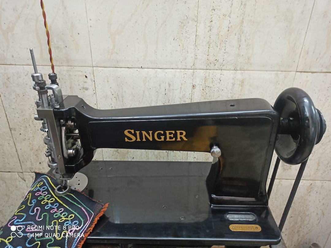 Singer 114w103 Vintage Embroidery Chain & Moss Stitch Machine Sewing ...