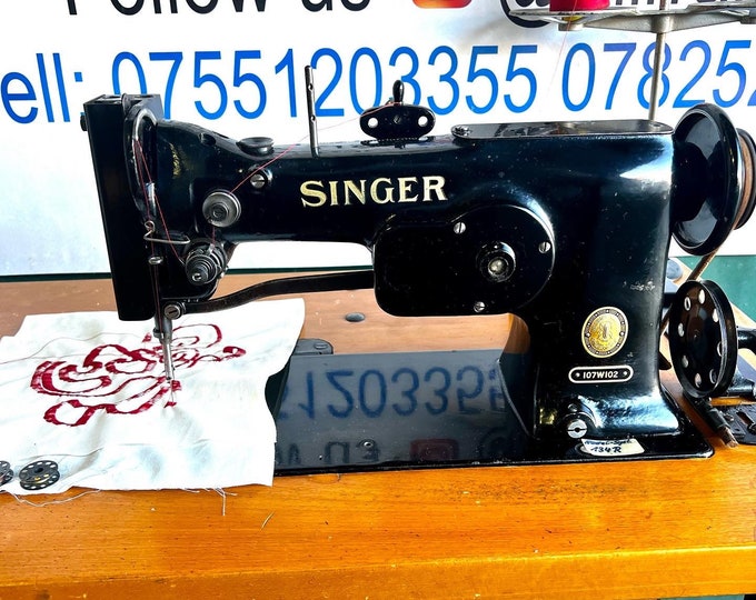Singer 107w102 Vintage Irish Embroidery Sewing Machine Previously Used ...