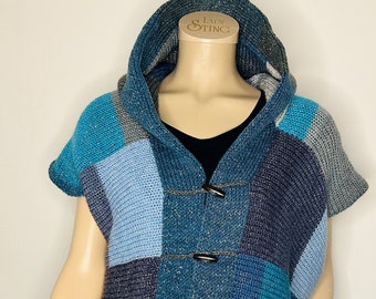 Knitting Machine Pattern Hooded Cardigan Addi, Sentro 48 46 22 Pin - Etsy
