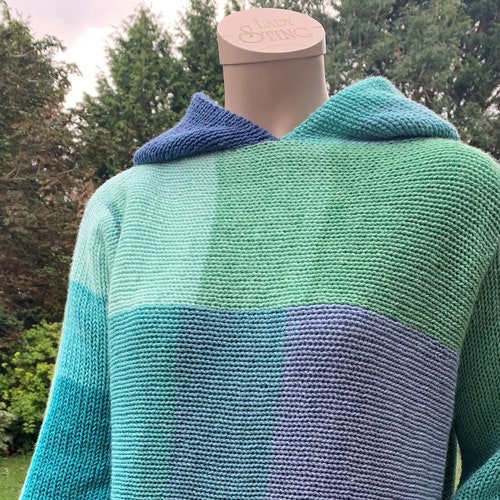 Knitting Machine Pattern Hooded Cardigan Addi Sentro 48 - Etsy