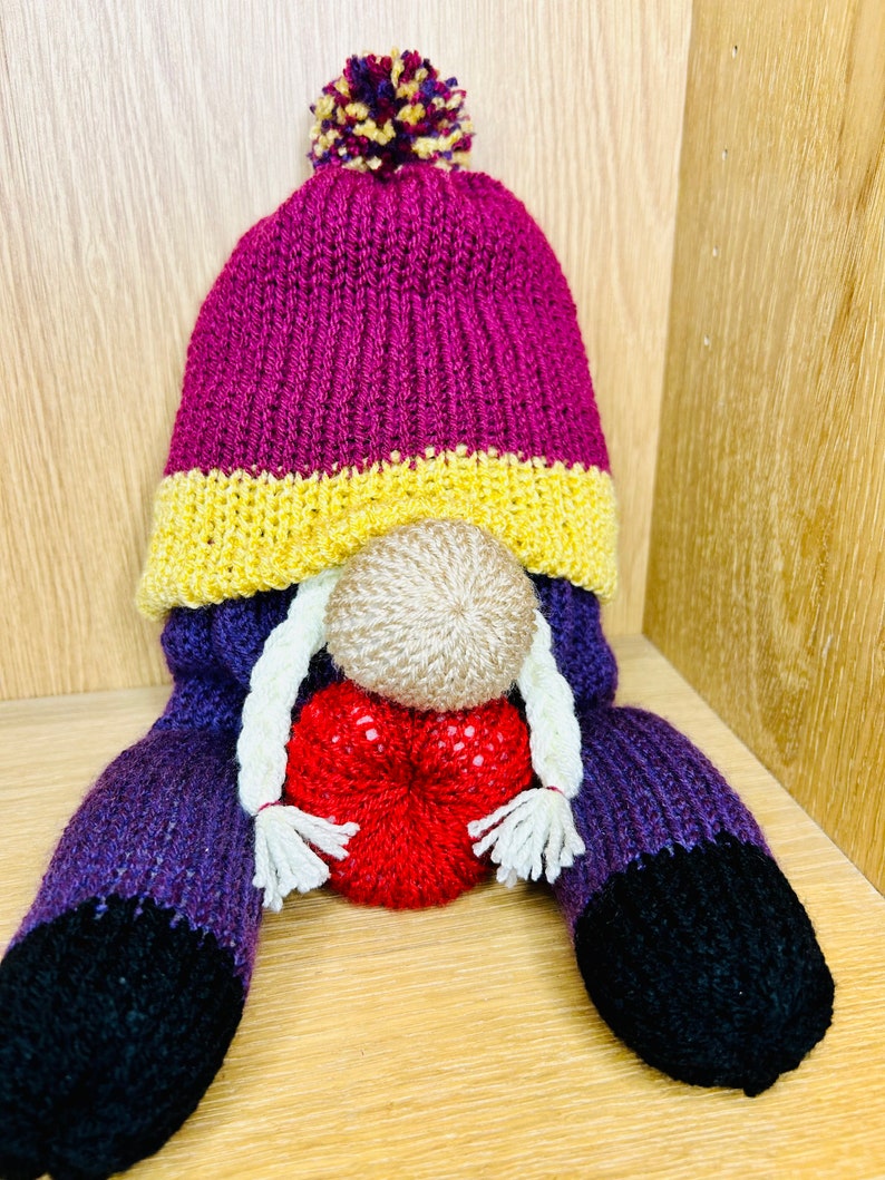 Circular Knitting Machine Valentine Gonk Gnome Pattern - Addi, Sentro ...