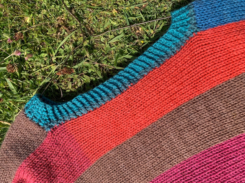 Festival Sweater Pattern Circular Knitting Machine Addi - Etsy