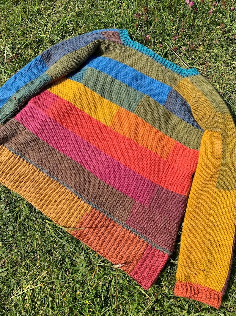 Festival Sweater Pattern Circular Knitting Machine Addi - Etsy