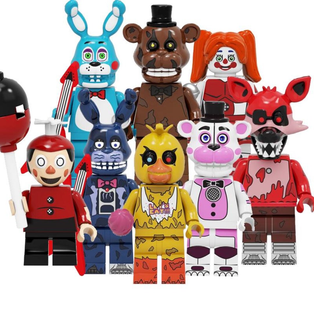 Custom FNAF Five Nights at Freddy Minifigures, Characters , Bonnie ...