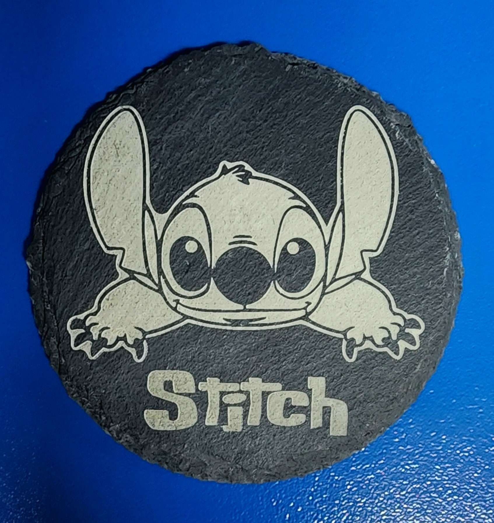 Stitch Engraved Slate Coaster! - Lilo & Stitch Personalized Coaster - Etsy