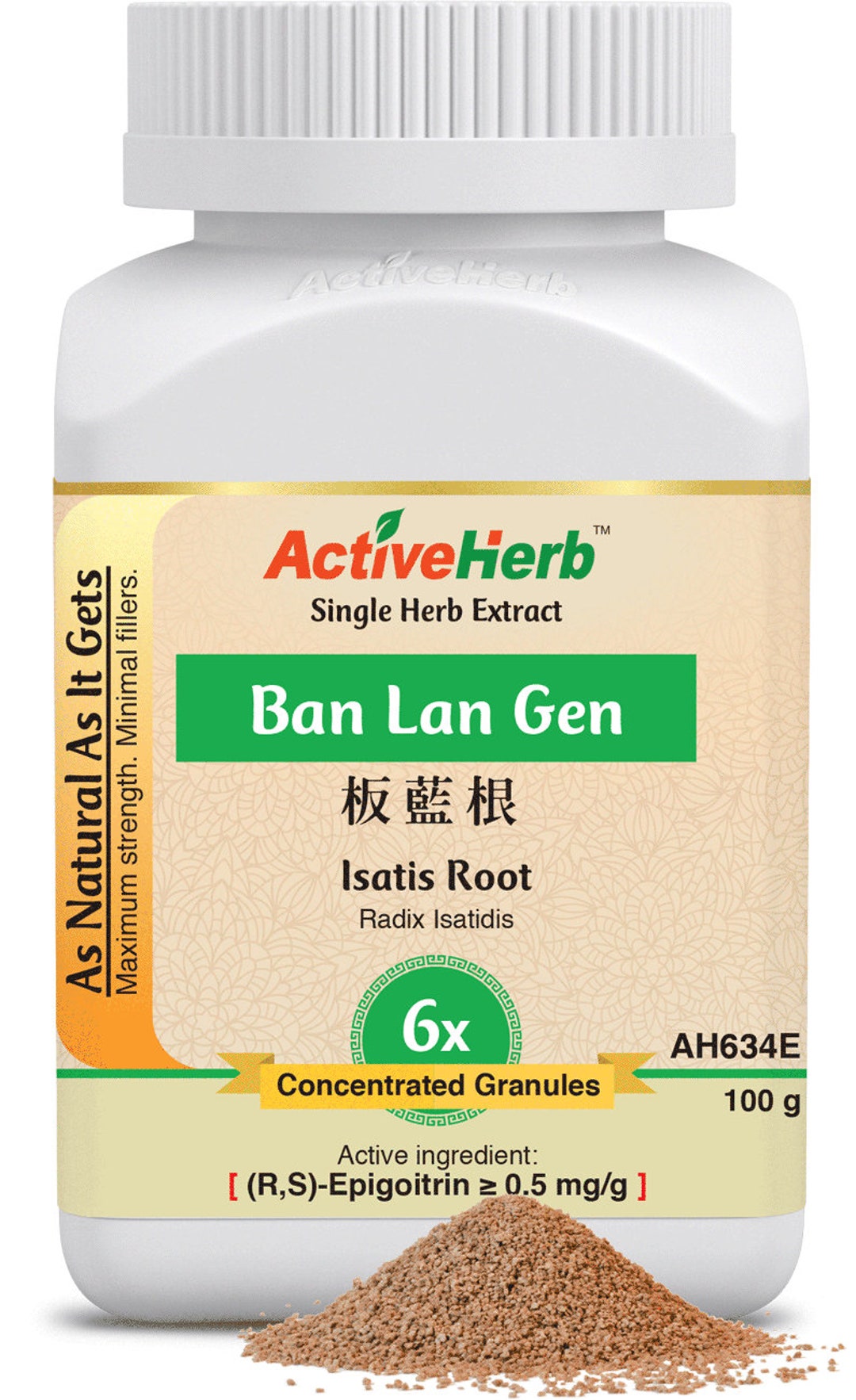 Ban Lan Gen isatis Root , 板藍根 6x Concentrated Granules 100 G - Etsy