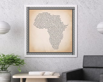 African Poem - Etsy