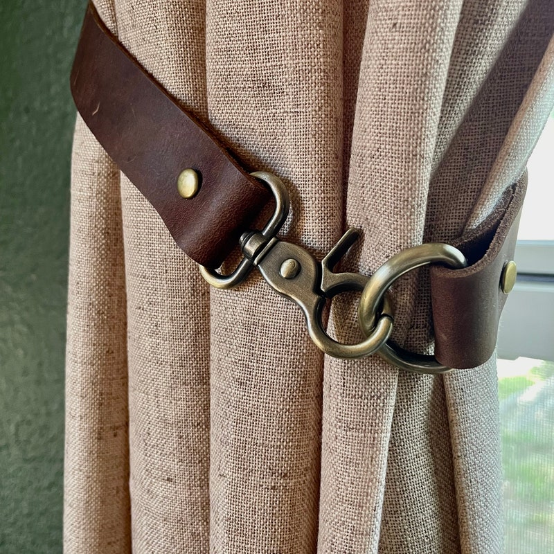 Brown Curtain Tie Back - Etsy