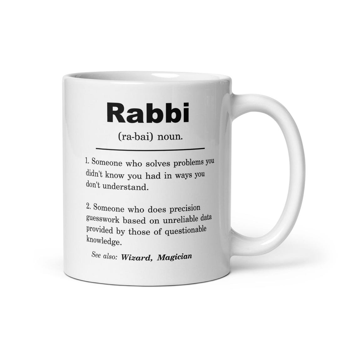 Rabbi, Rabbi Mug, Rabbi Gift, Rabbi Appreciation Gift, Rabbi Gift Ideas ...