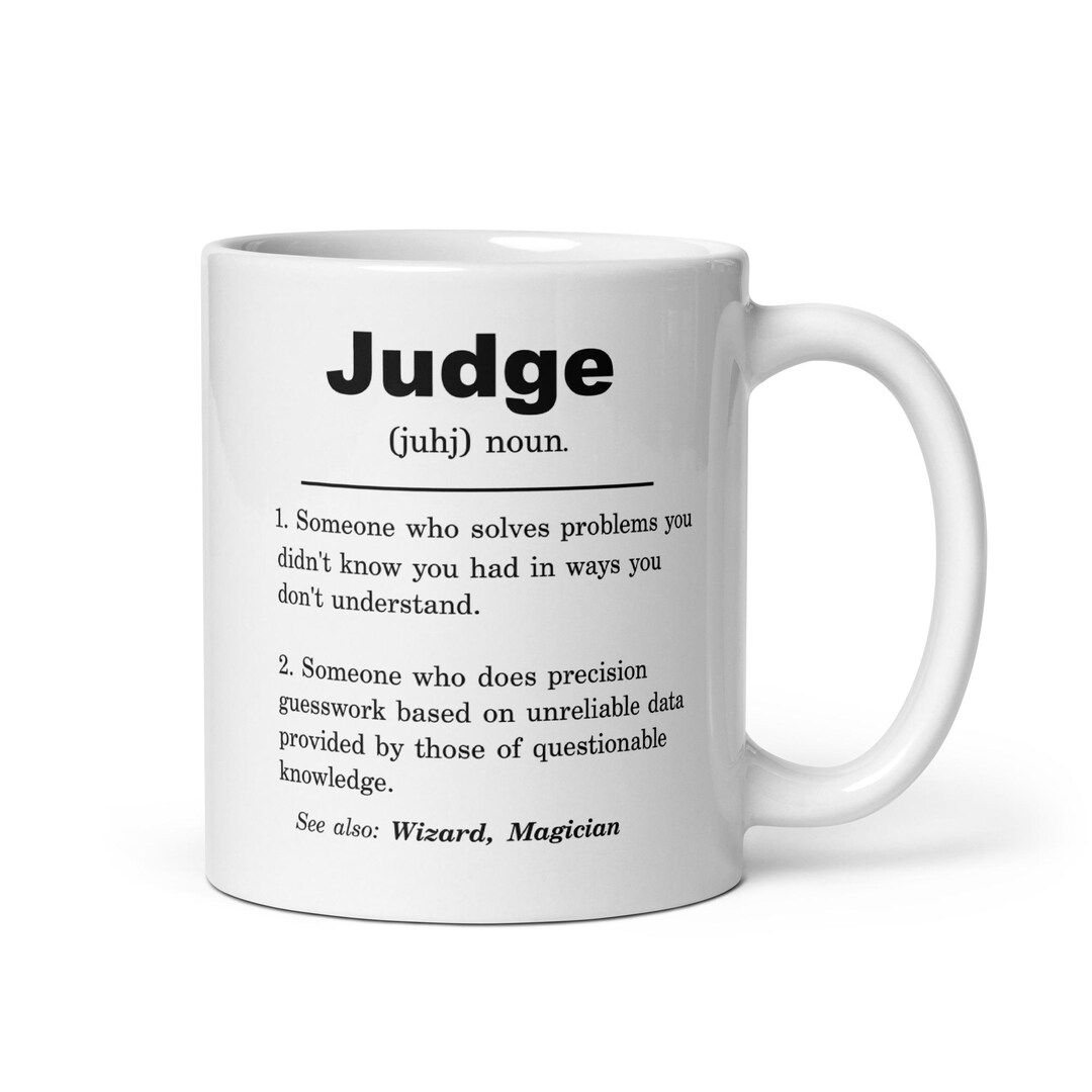 Judge, Judge Mug, Judge Gift, Judge Appreciation Gift, Judge Gift Ideas ...