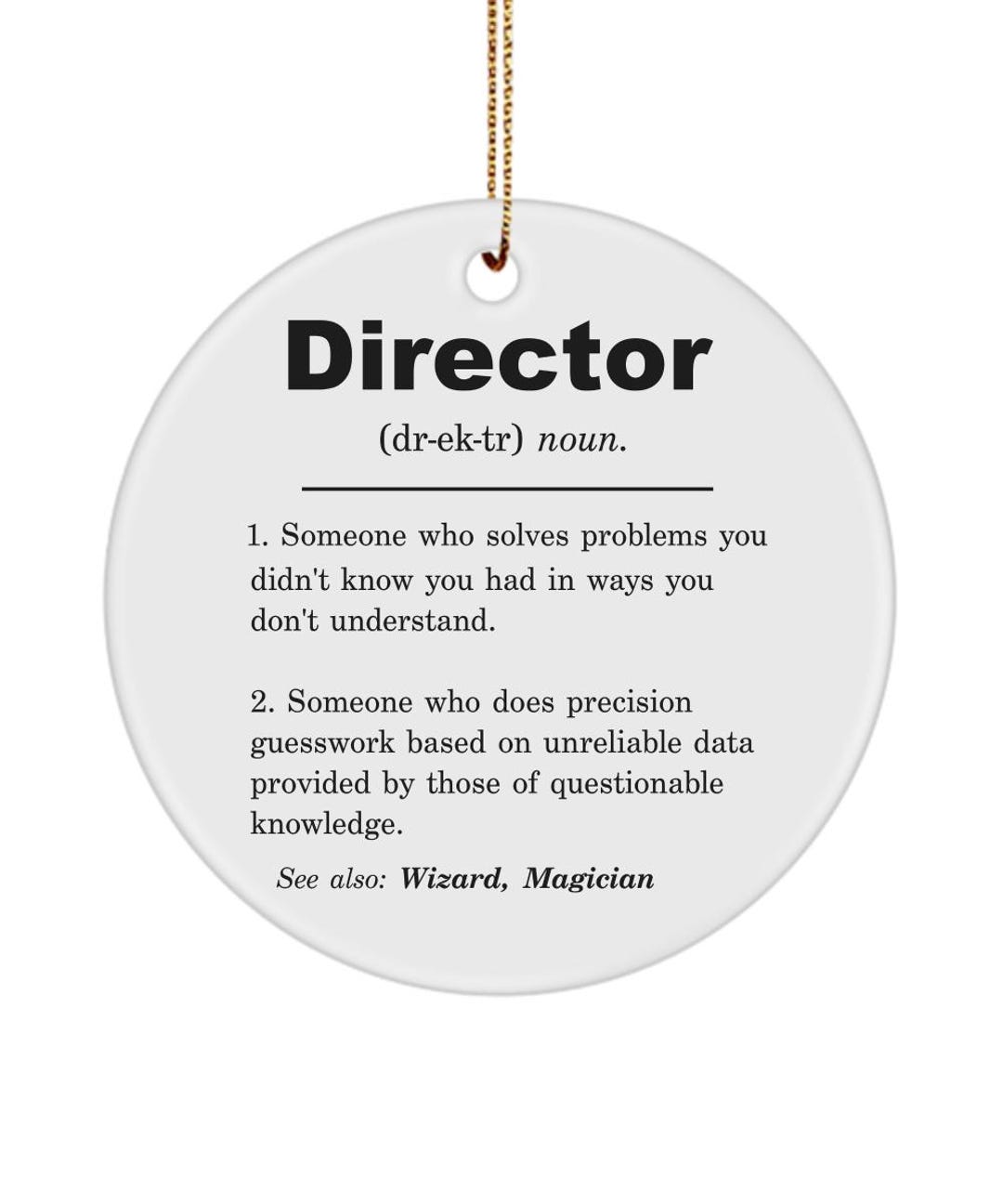 Director, Director Ornament, Director Gift, Director Gift Ideas ...