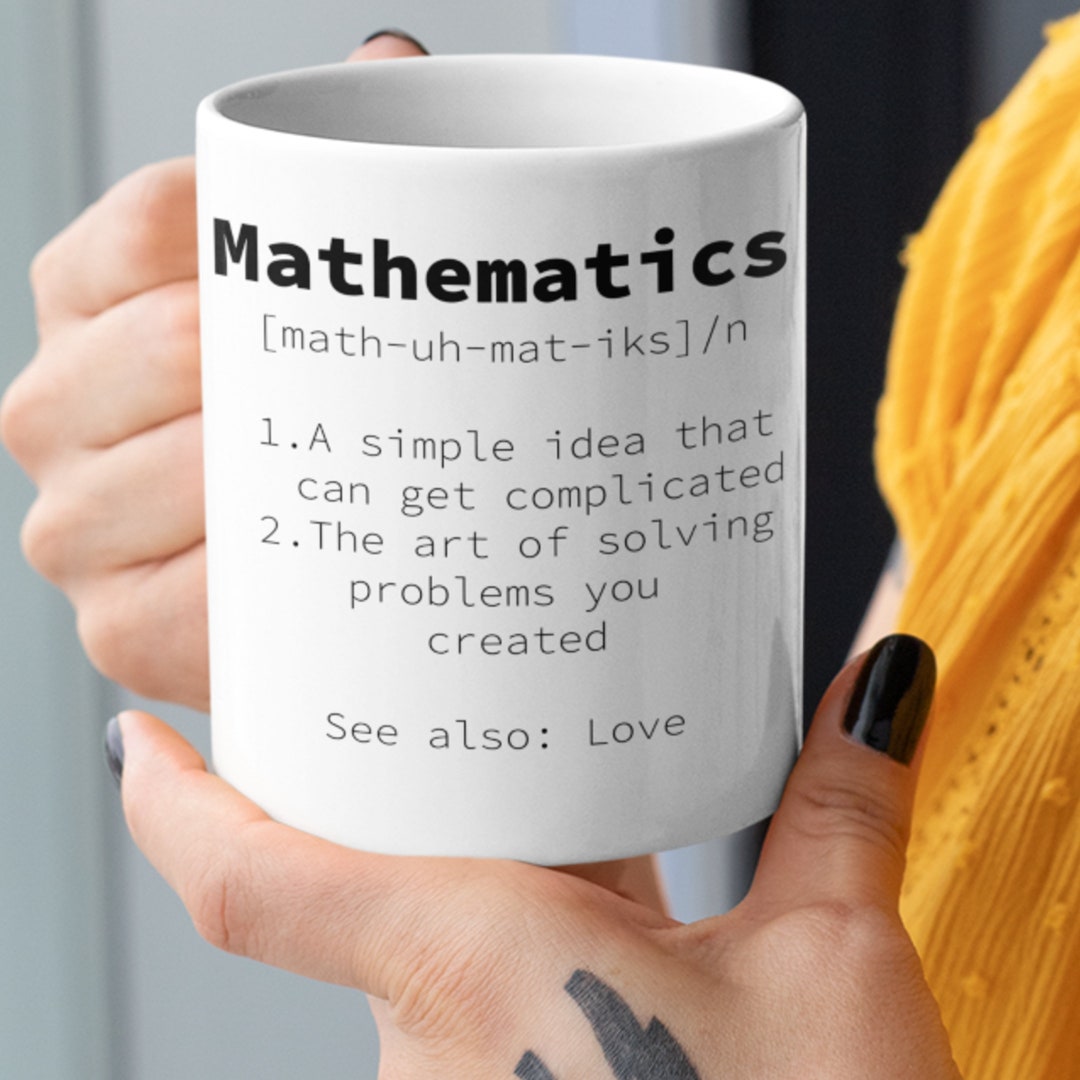 Funny Math Mug Math Cup Math Teacher Math Teacher Gift Math ...
