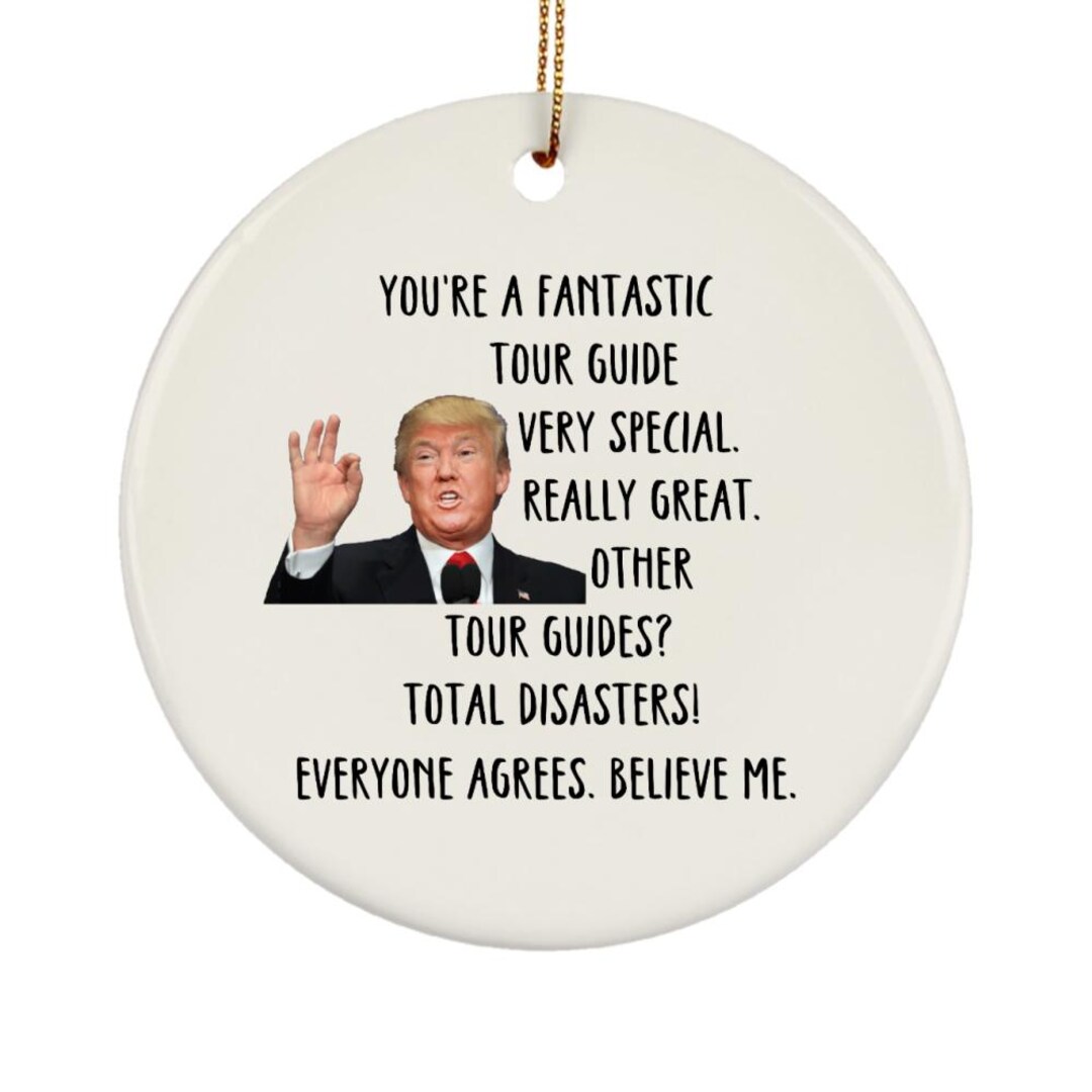 Tour Guide Ornament, Tour Guide Gift, Tour Guide Appreciation Gift ...