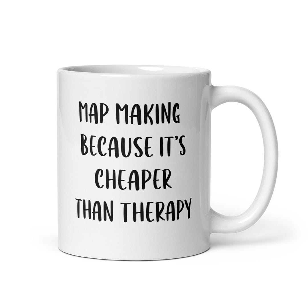 Map Making Mug, Map Making Gift, Map Making Appreciation Gift, Map ...