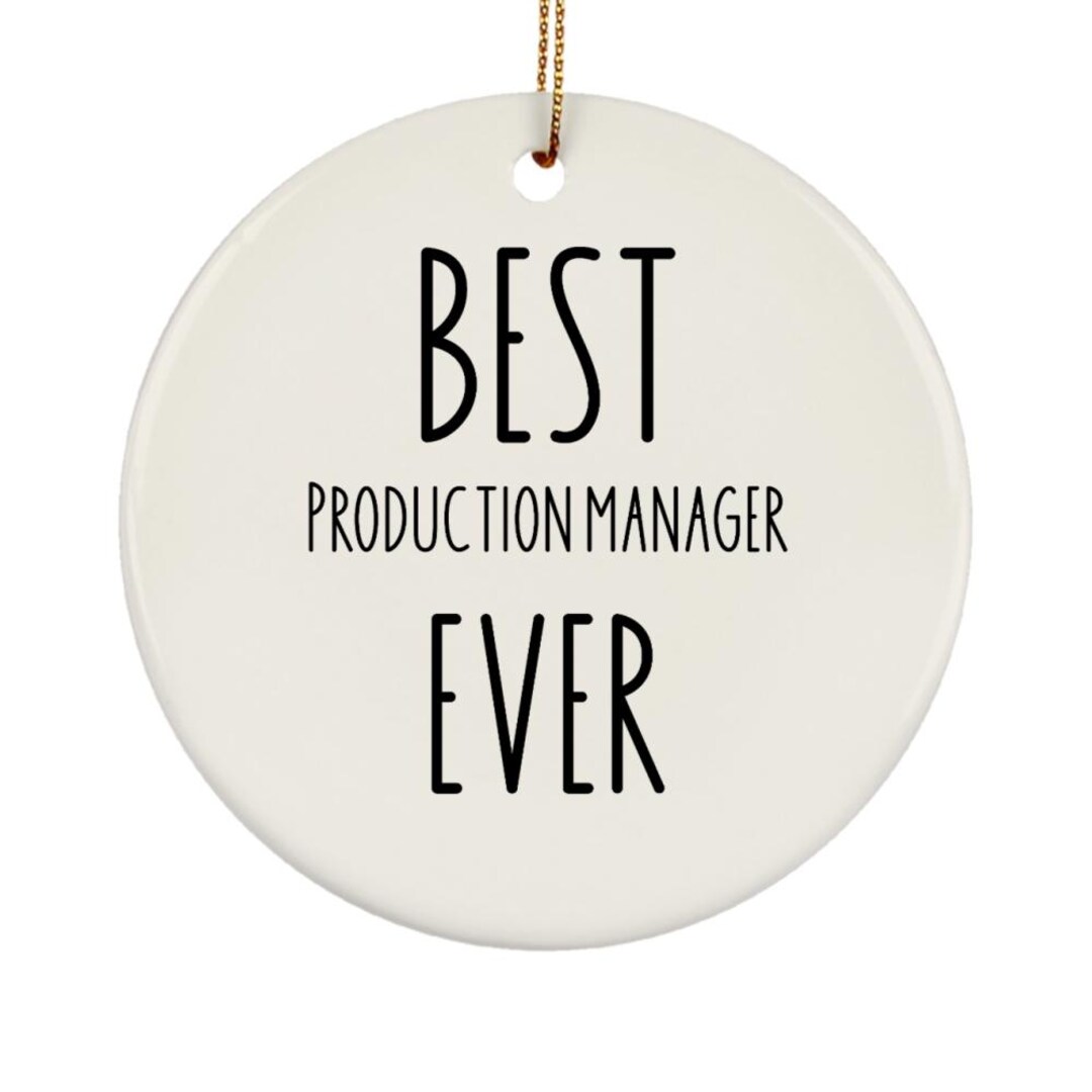 Production Manager Ornament, Production Manager Gift, Production ...