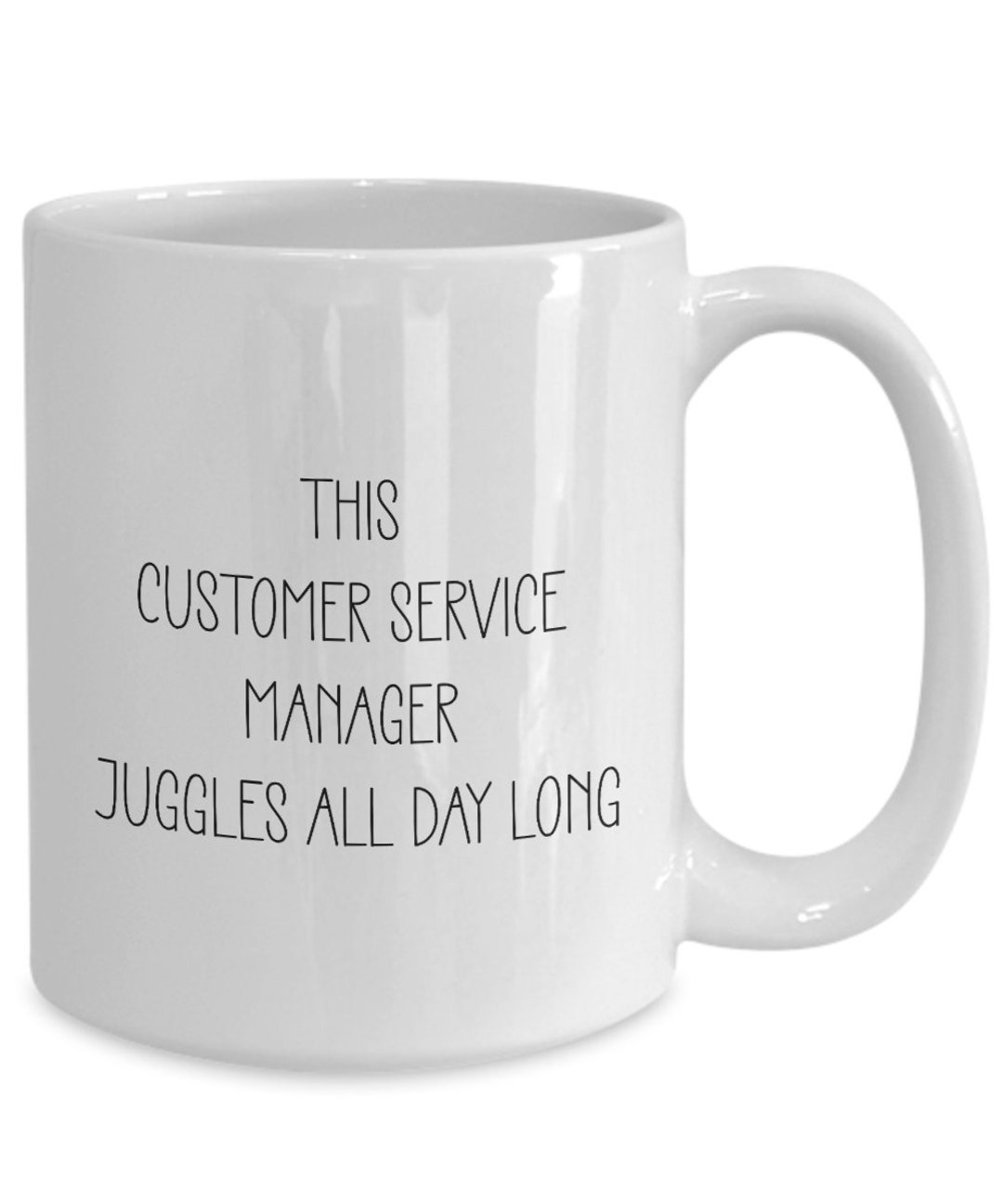 Customer Service Manager Mug, Customer Service Representative Cup ...