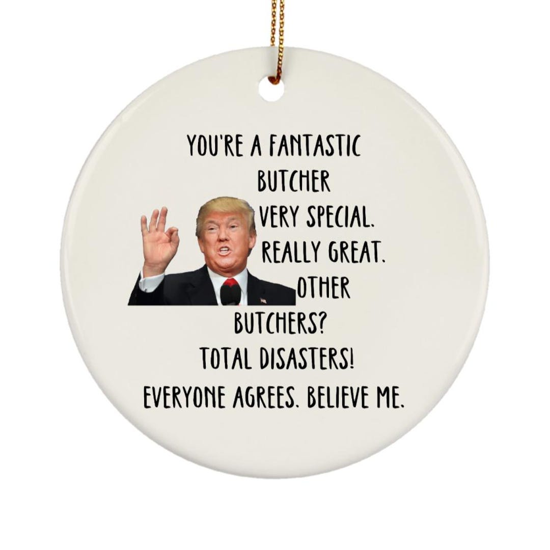 Butcher, Butcher Ornament, Butcher Gift, Butcher Appreciation Gift ...