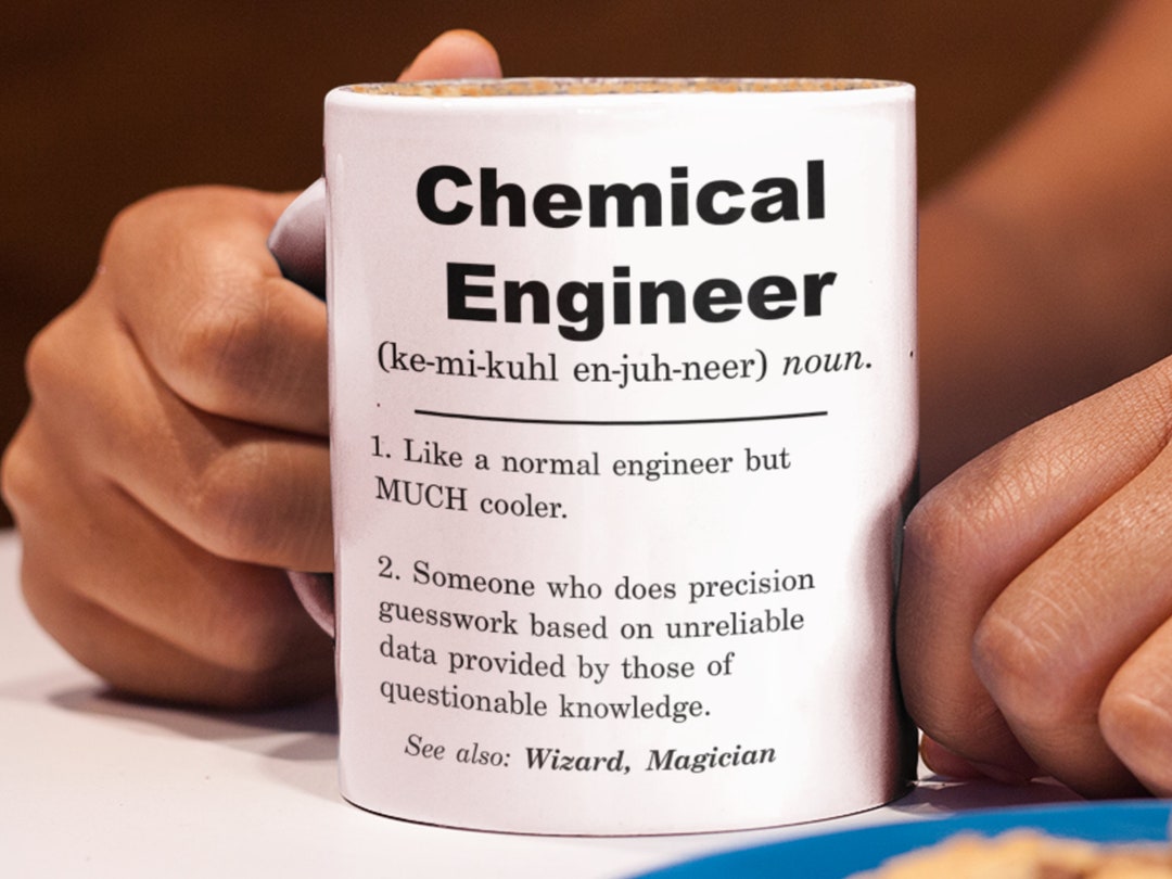 Chemical Engineer Definition Mug, Chemical Engineer Gifts, Chemical ...