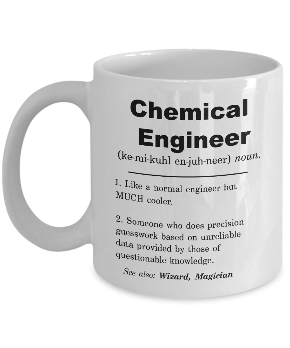 Chemical Engineer Definition Mug, Chemical Engineer Gifts, Chemical ...